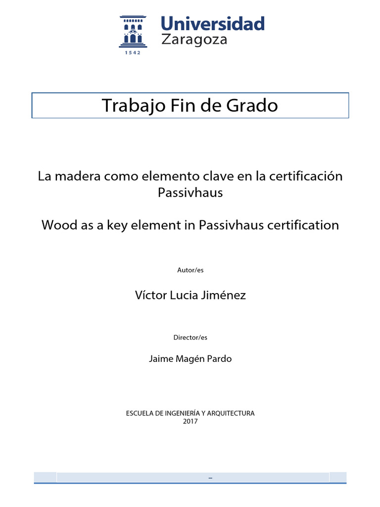 Taz TFG 2017 3472 | PDF | Sustentabilidad | Uso eficiente de energía