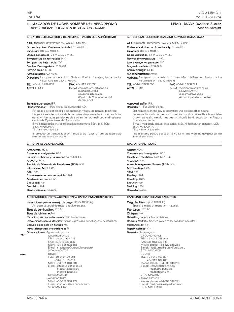 LE_AD_2_LEMD_en | PDF | Transporte | Aviación