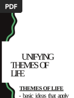 Unifying Themes of Life | PDF | Life | Evolution