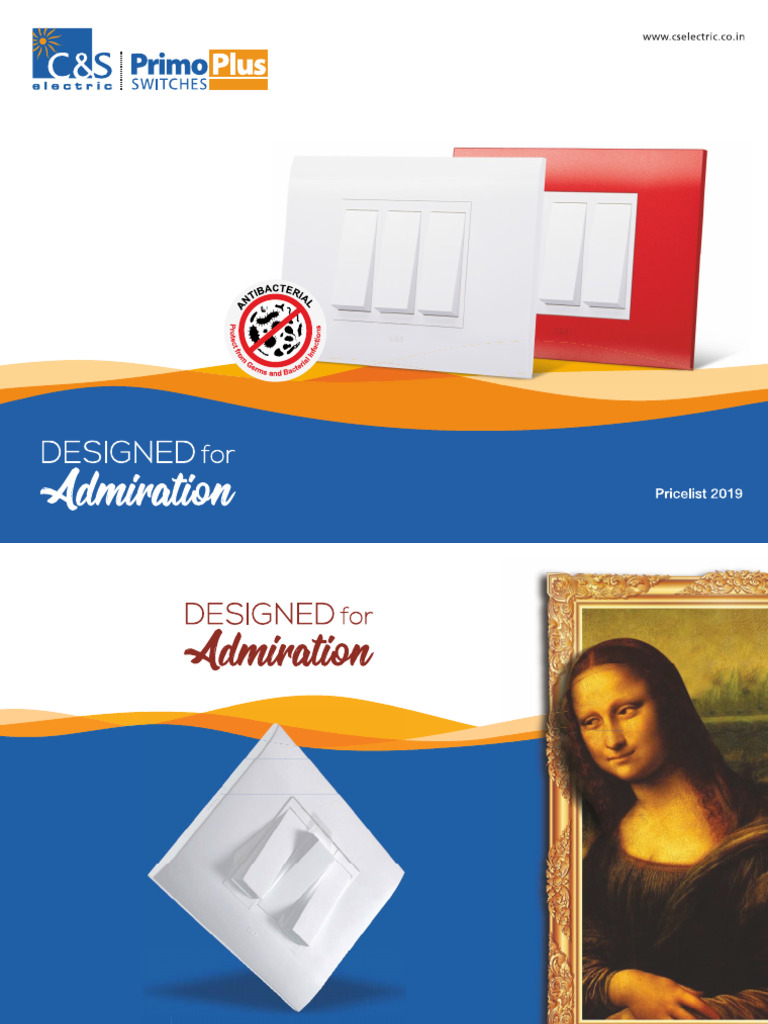 C&S - Primo Plus Modular Switches & Sockets | PDF