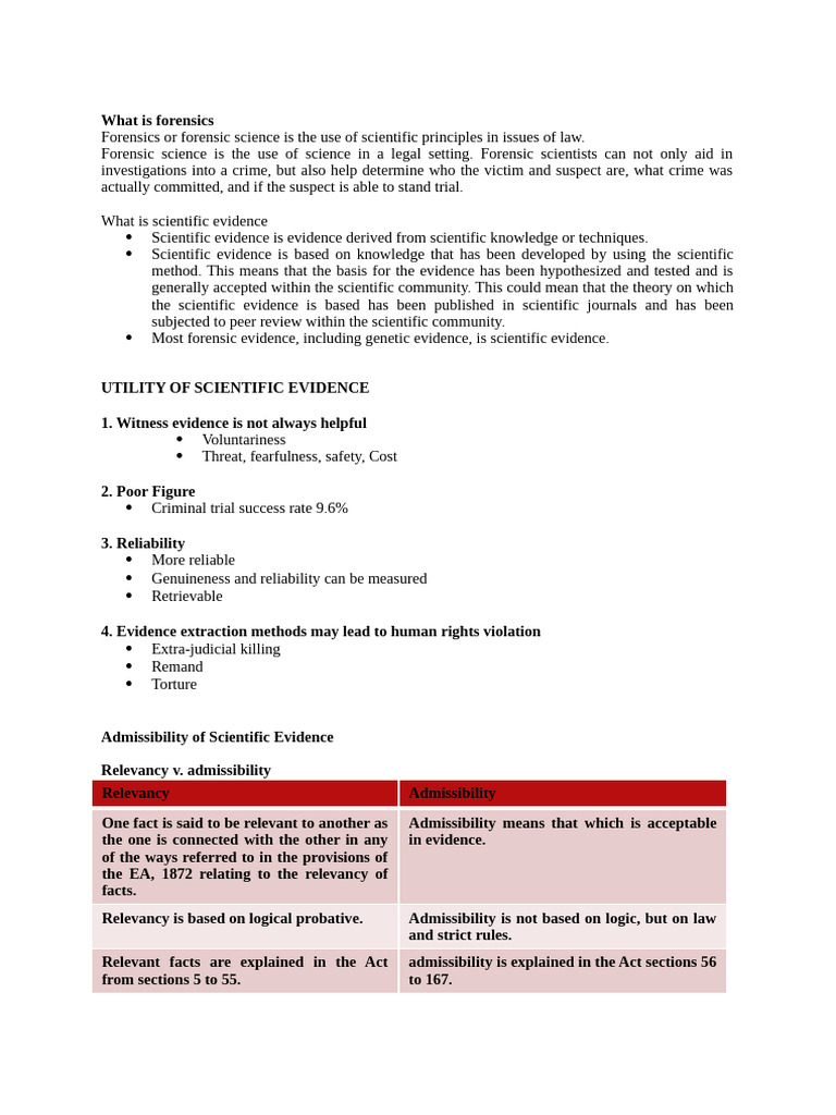Forensics | PDF | Forensic Science | Pathology