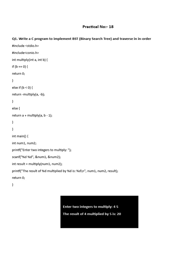 DSU Practical No18 | PDF