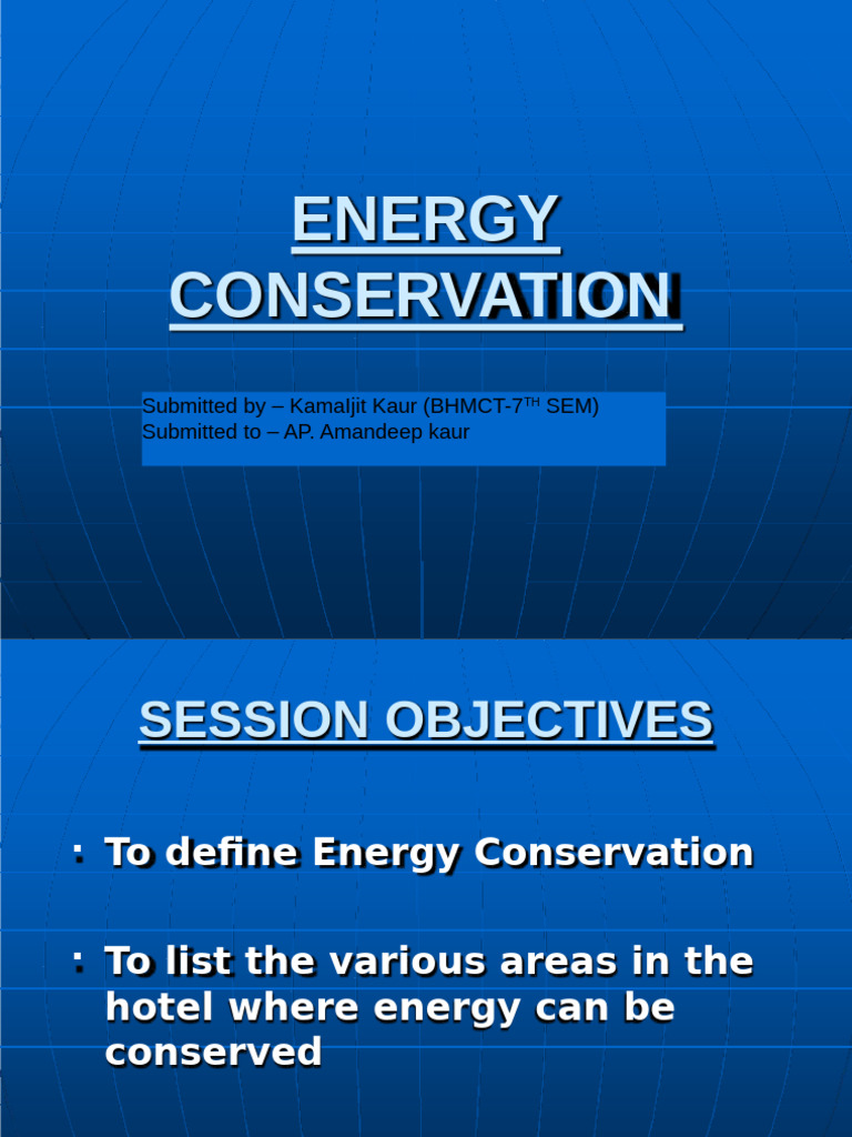 Energy Conservation 1 | PDF | Energy Conservation | Air Conditioning