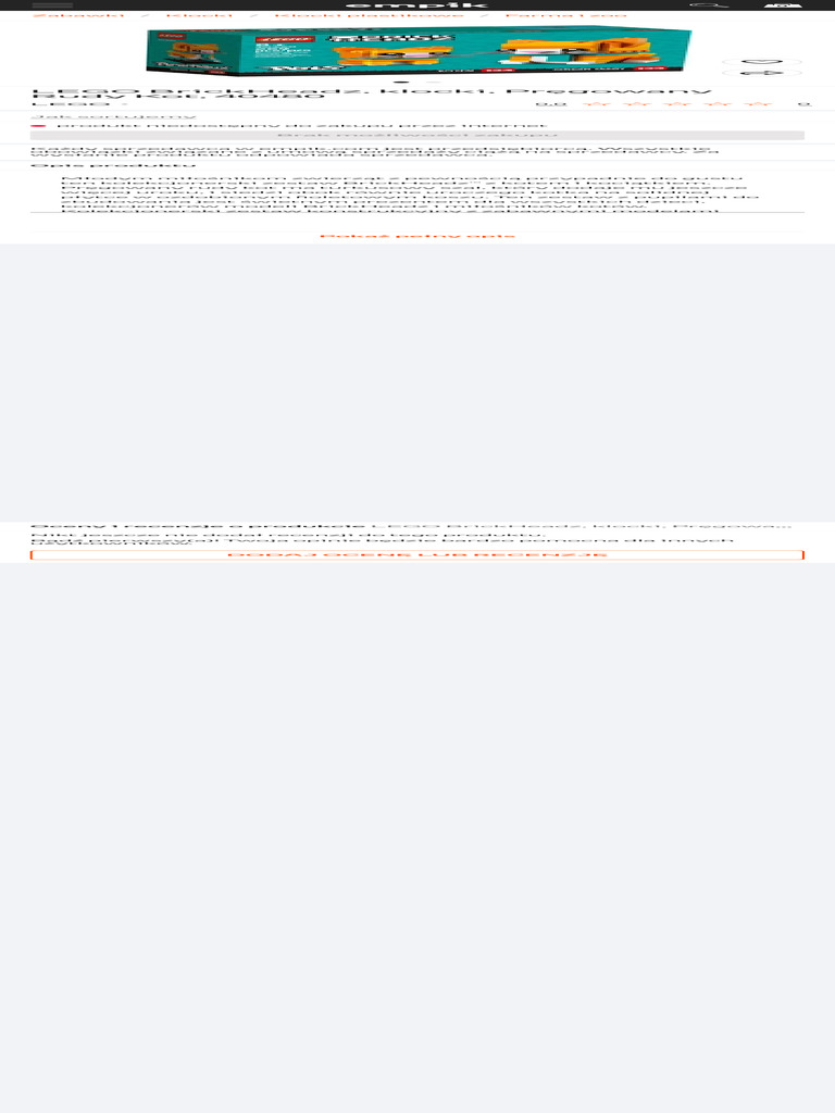 LEGO BrickHeadz, klocki, Pręgowany Rudy Kot, 40480 - LEGO Sklep EMPIK ...