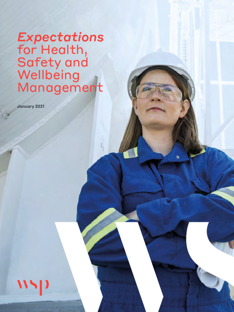 WSP Expectations For Managing Health Safety and Wellbeing | PDF | Risk ...