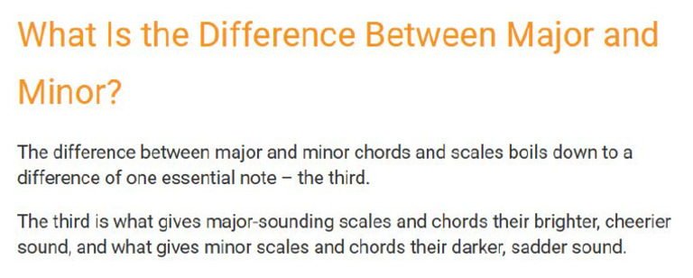 Difference between Major and Minor | PDF