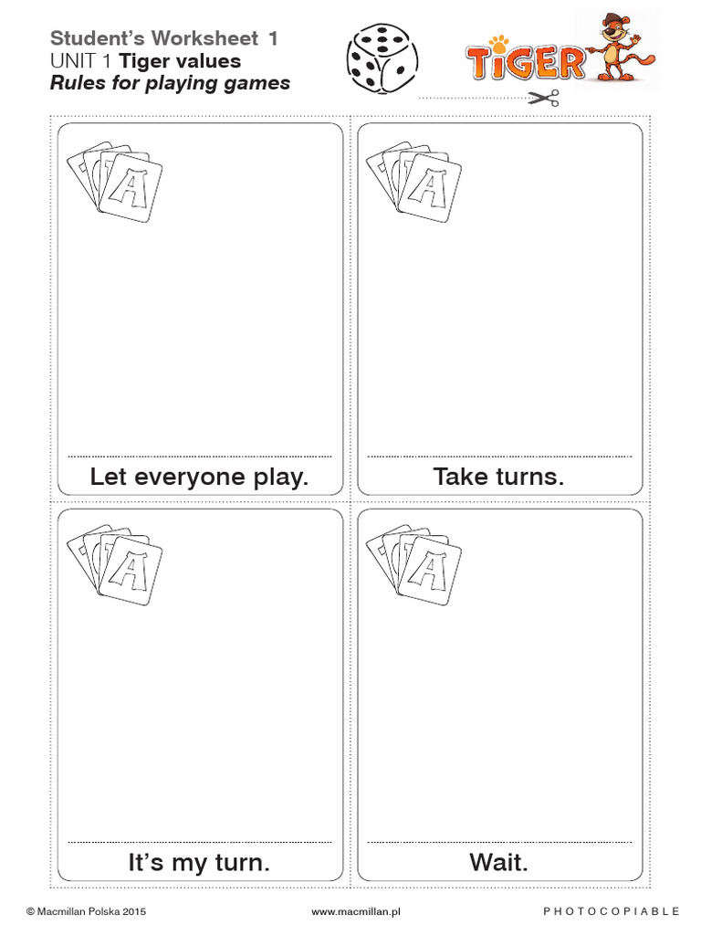 Tiger Values 2 - SW - Unit1 | PDF