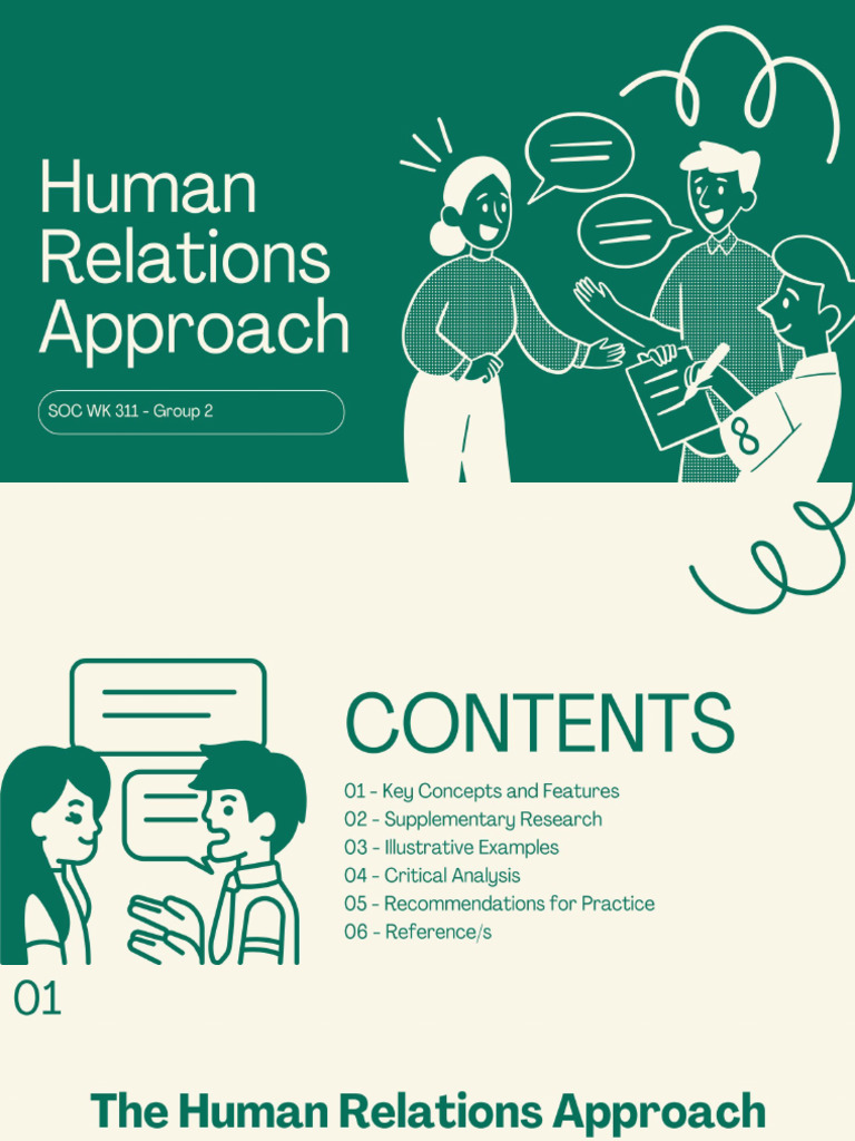 2 - Human Relations Approach | PDF