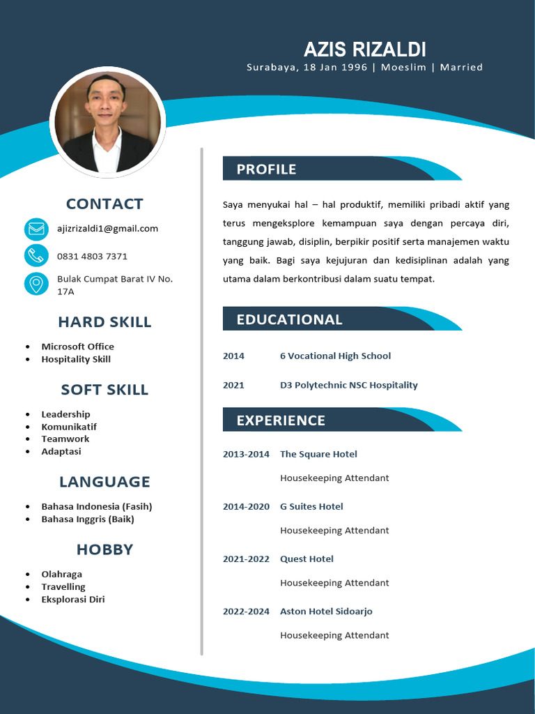 Lamaran Lengkap Azis | PDF