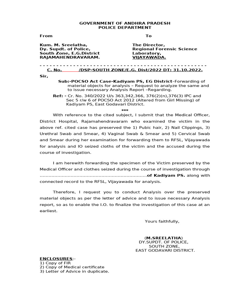 LETTER of Advise | PDF | Criminal Law | Criminal Justice