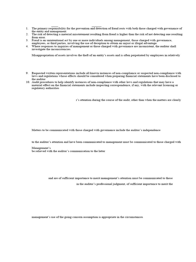 Quiz 3 Auditing No Answers | PDF | Going Concern | Audit