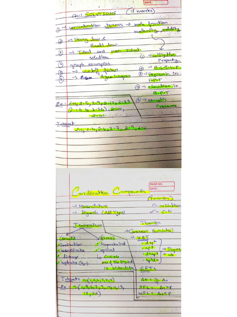 Chem Imp Topic | PDF