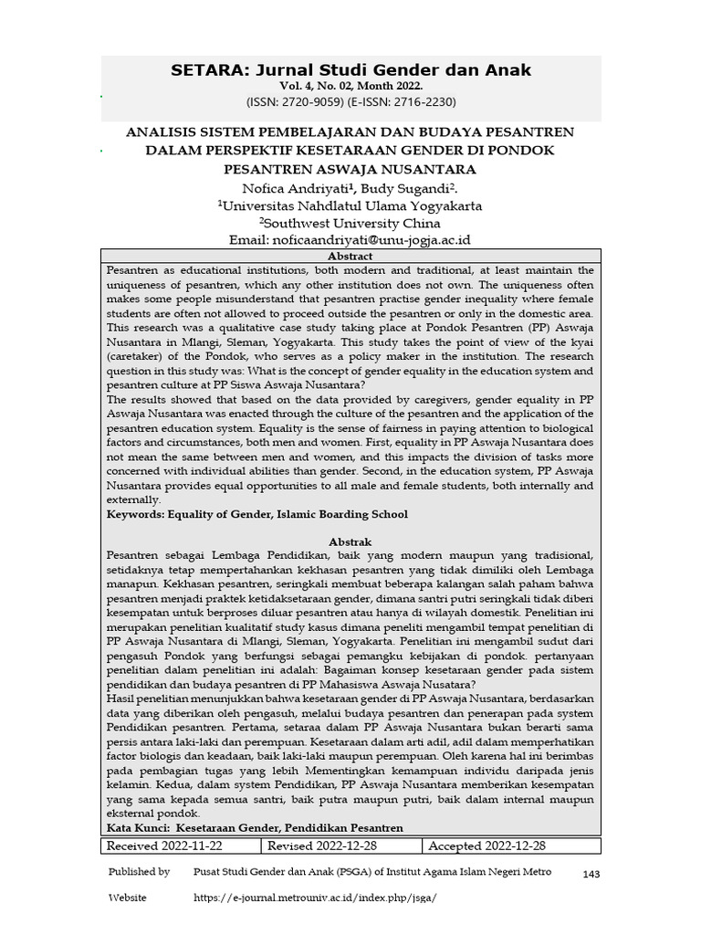 Burhan, Section Editor, Final | PDF