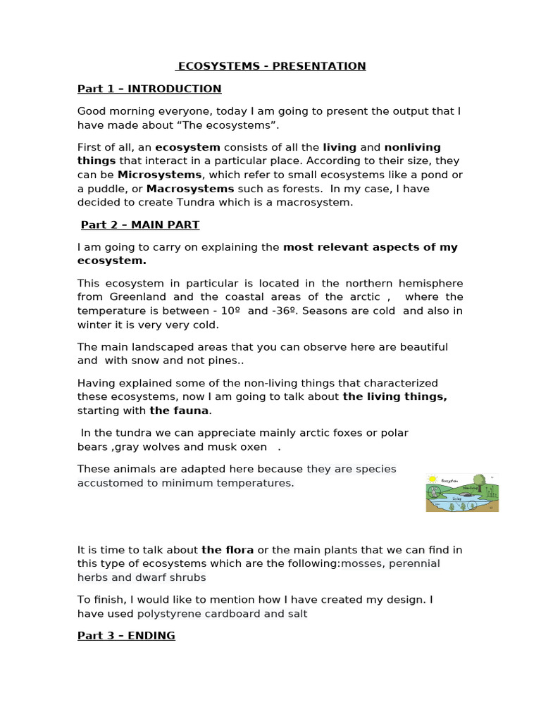 15 -carla Output 5 - Ecosystems - PRESENTATION | PDF