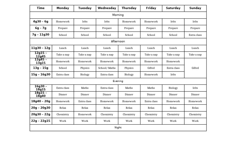 TIMETABLE 2703-0204 | PDF