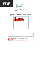 SCBA User Manual and Maintenance Guide | PDF | Valve | Breathing