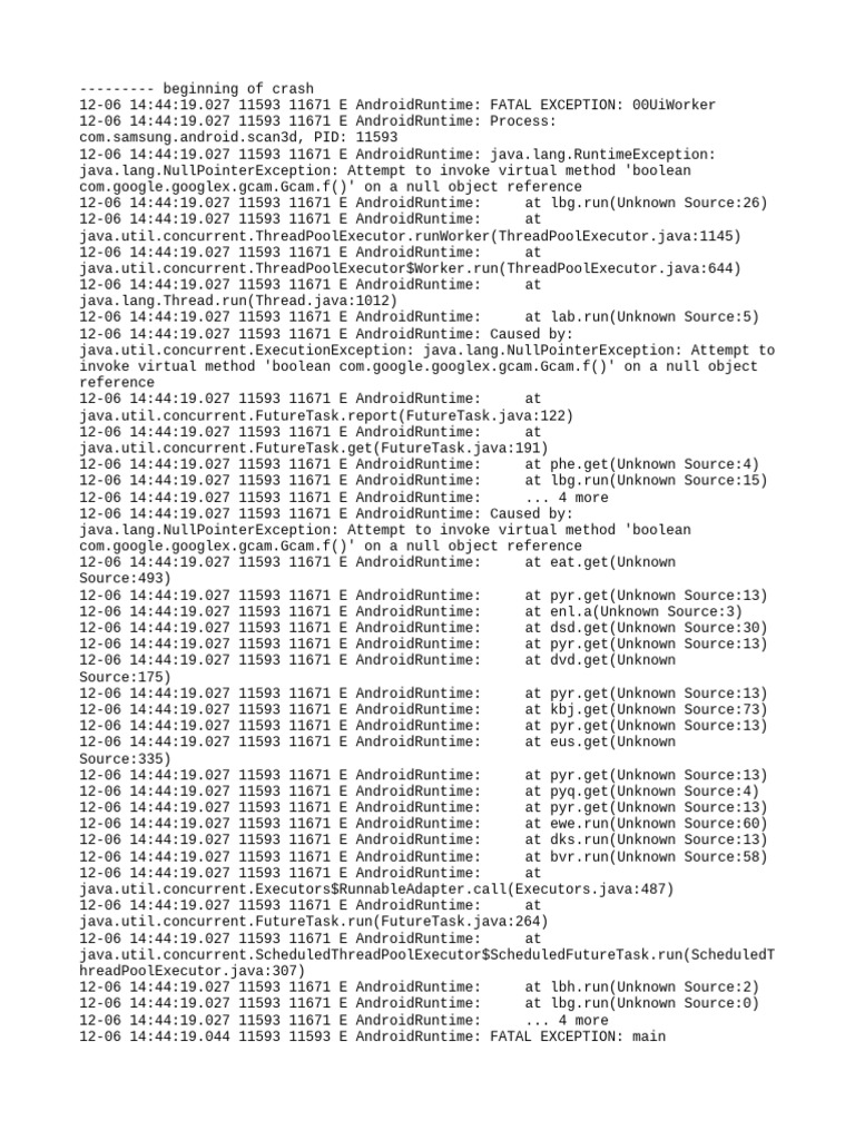 Log Cat 1733471073190 | PDF | Java (Programming Language) | Software Log Cat 1733471073190 | PDF | Java (Programming Language) | Software