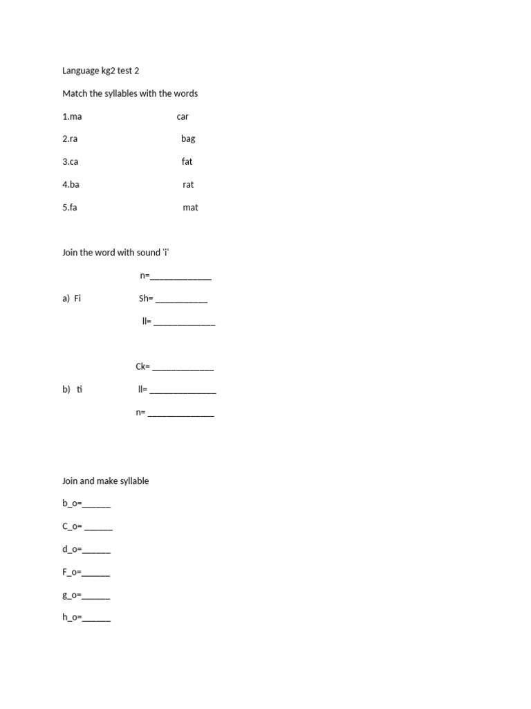 Language Kg2 Te-WPS Office | PDF