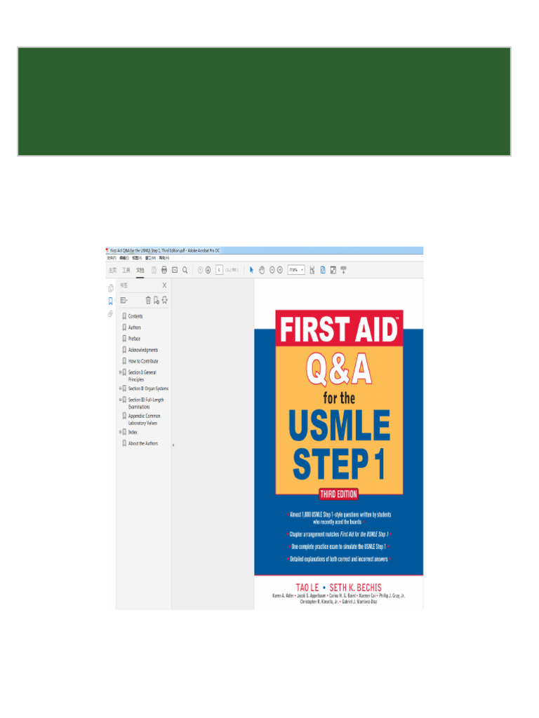(Original PDF) First Aid Q&A for the USMLE Step 1, Third Edition 2024 ... (Original PDF) First Aid Q&A for the USMLE Step 1, Third Edition 2024 ...