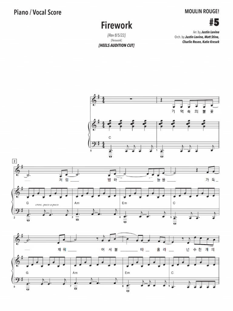 (KR) 05) Firework (HEELS AUDITION CUT) | PDF