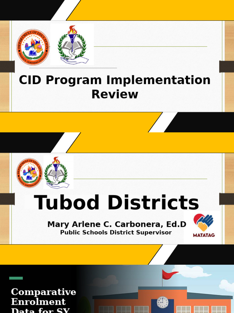 Cid Pir 2024-For Psds&Dic Tubod Districts | PDF