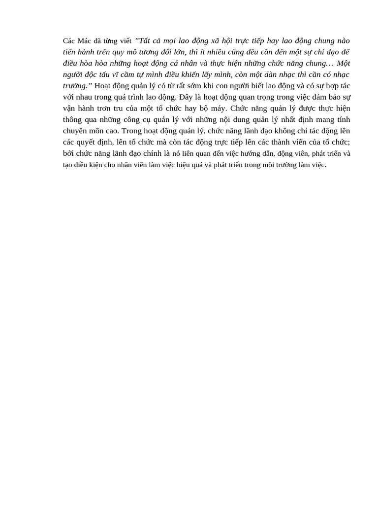 Các Mác đã từng viết | PDF