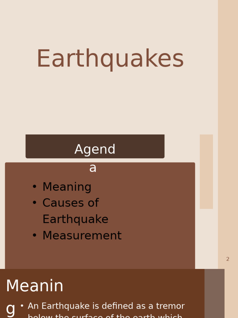 Understanding Earthquakes: Causes & Measurement | PDF