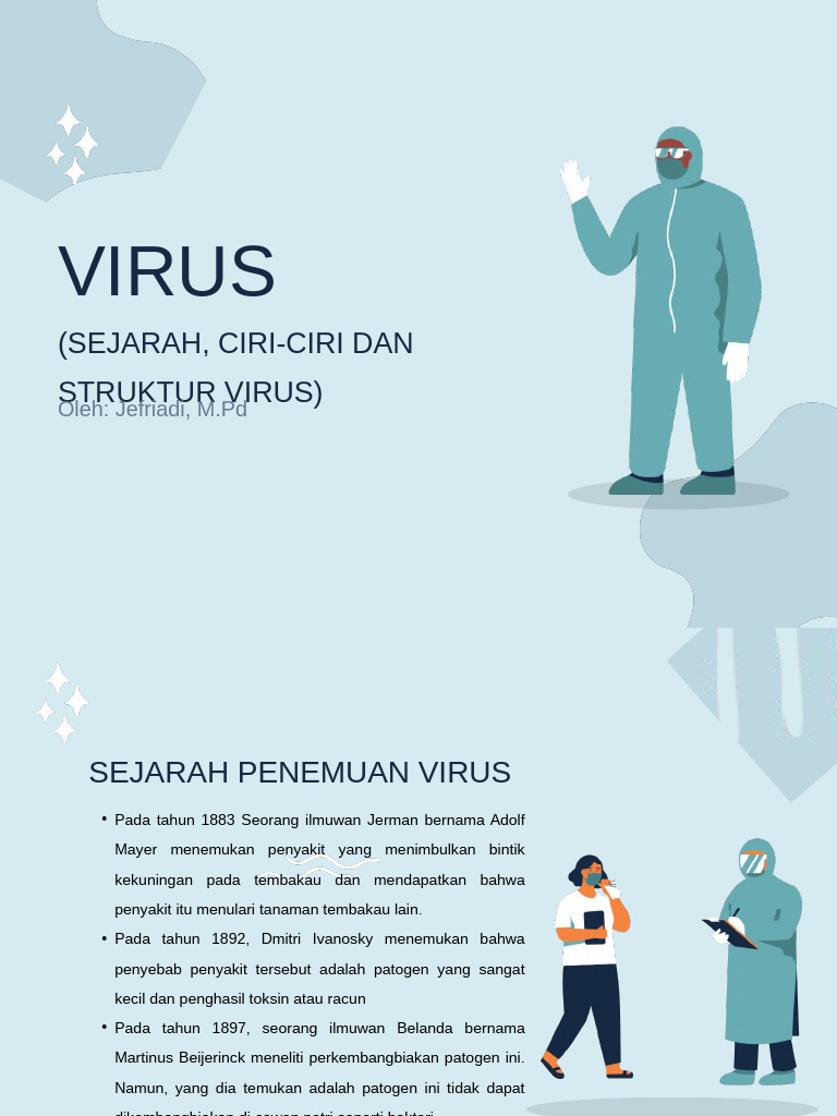 Virus (Sejarah, Ciri-Ciri Dan Struktur Virus) | PDF