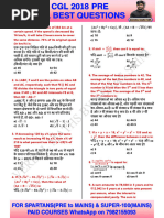 SSC CGL Sample Paper by Gagan Pratap | PDF