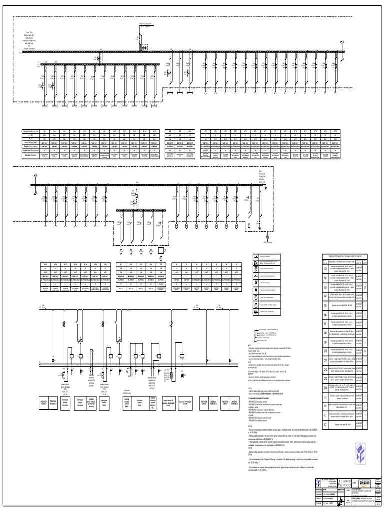 F158 - Iet15 - Schema Electrica Monofilara Tablou Te6.1 | PDF