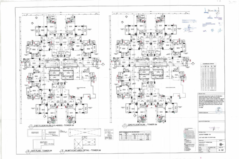 T4-21 - 22ND Floor Plan | PDF