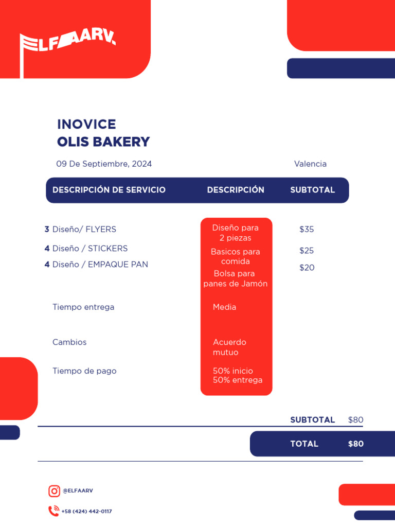 Invoice Simon Olis | PDF