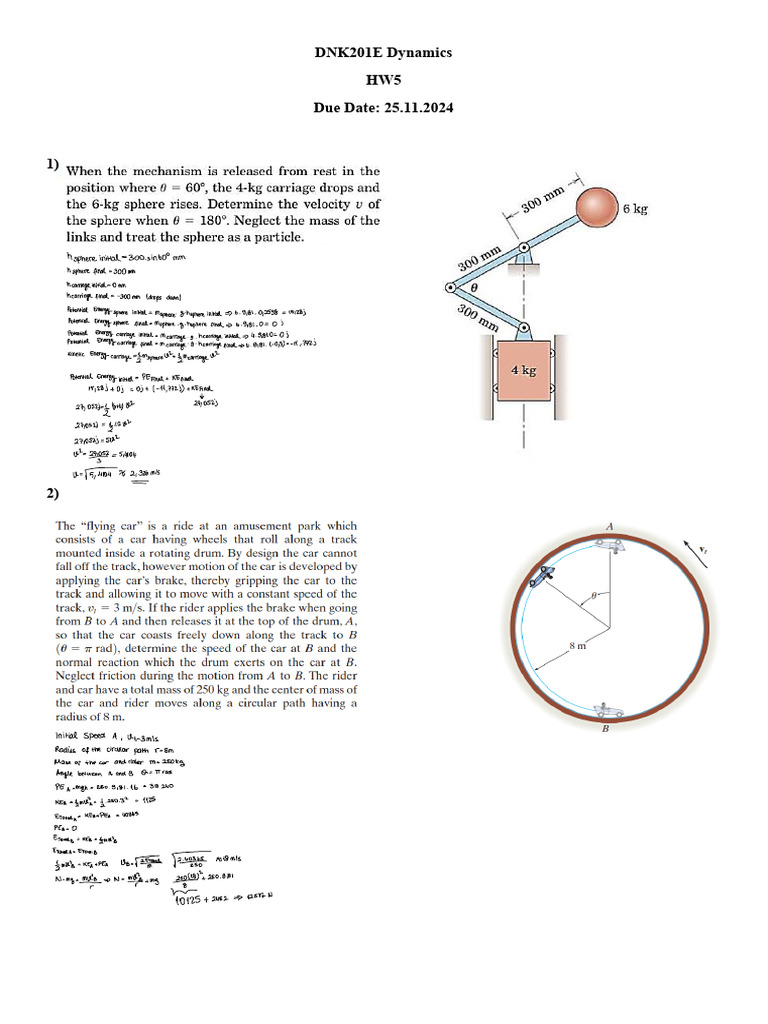 DNK201E HW5 - Done | PDF