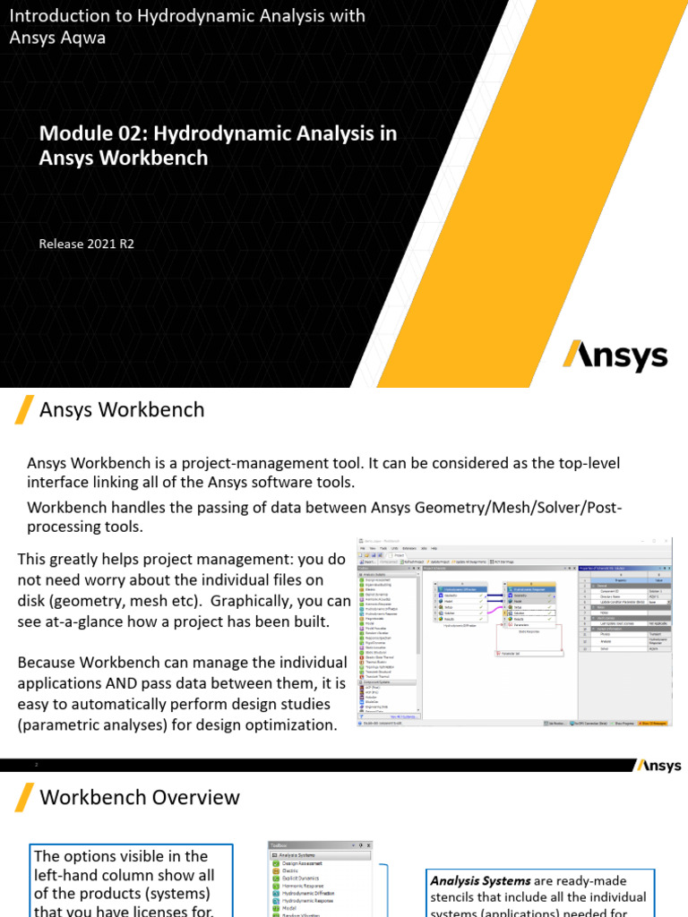 Ansys Workbench Hydrodynamic Analysis Guide | PDF | Computer File | Parameter (Computer Programming)