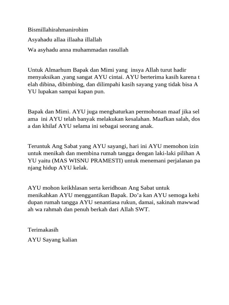 Salin Teks Izin Menikah Pdf