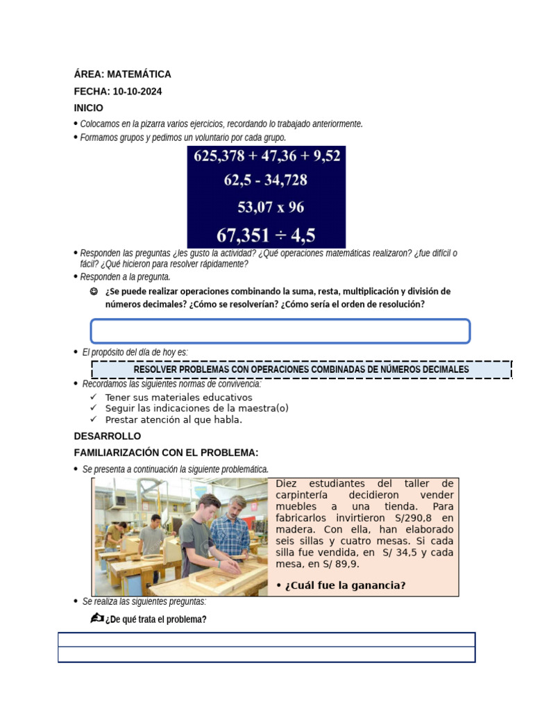 ÁREA MATEMATICA 10-10-2024 | PDF