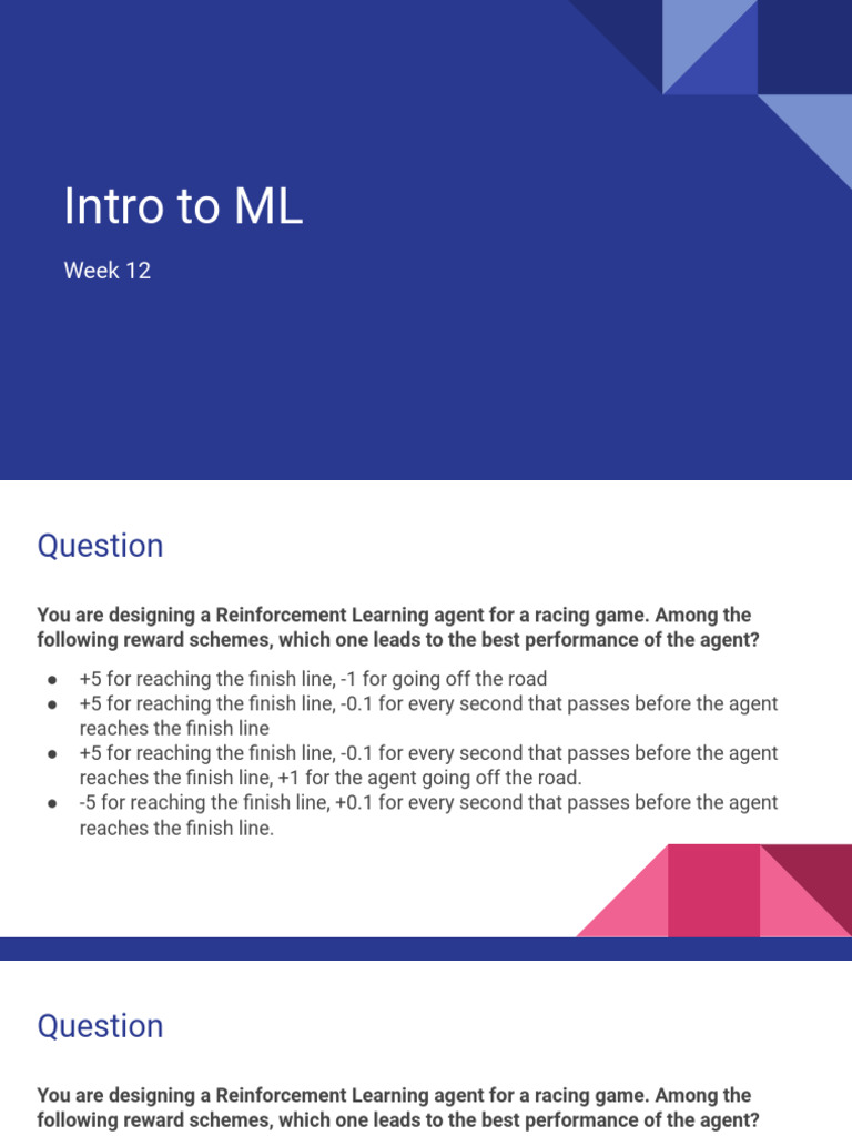 Week12 | PDF | Artificial Neural Network | Machine Learning