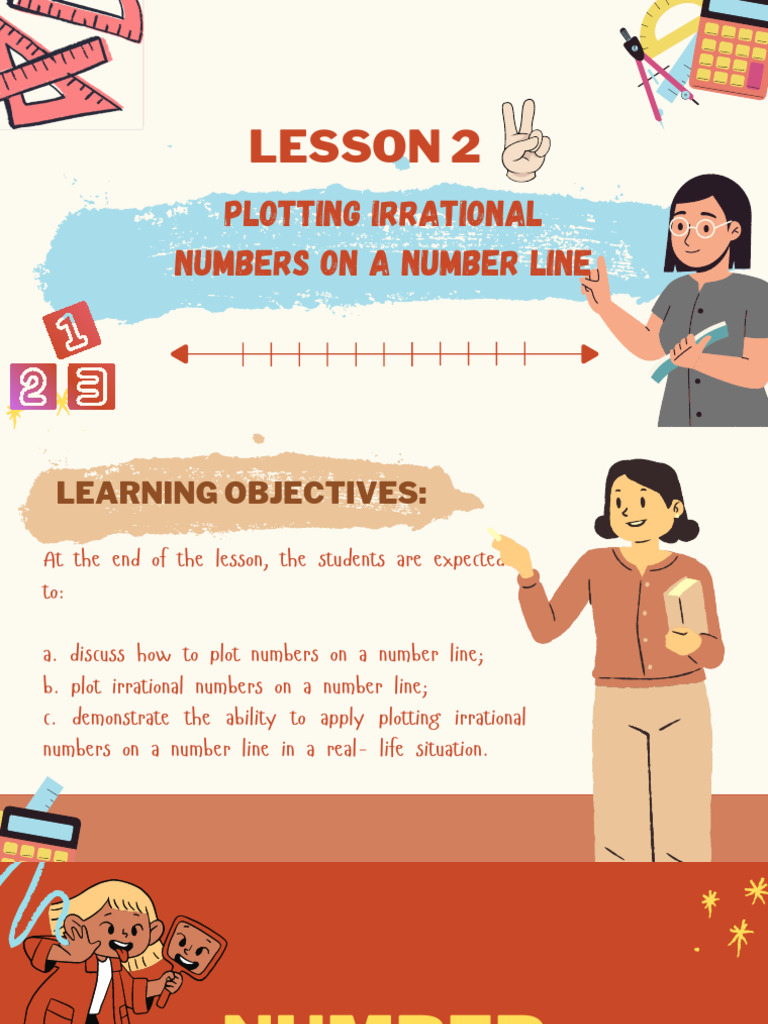 PLOTTING IRRATIONAL NUMBERS ON A NUMBER LINE | PDF