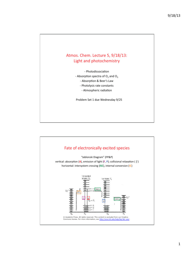 Atmos Checm Lecture5 | PDF