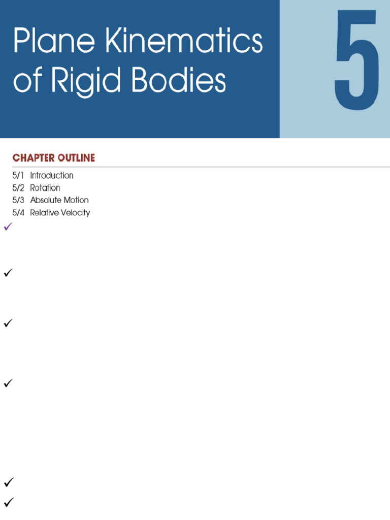ch 4 | PDF | Rotation Around A Fixed Axis | Rotation