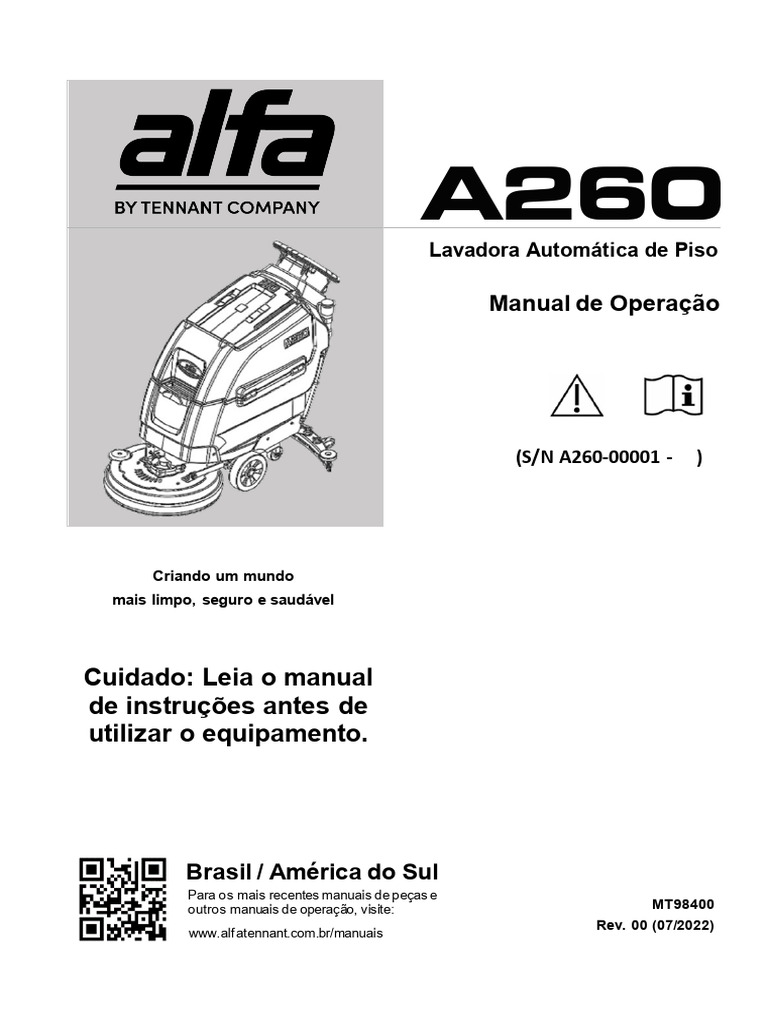 Manual da Lavadora Alfa A260 | PDF | Motores | Fusível (elétrico)
