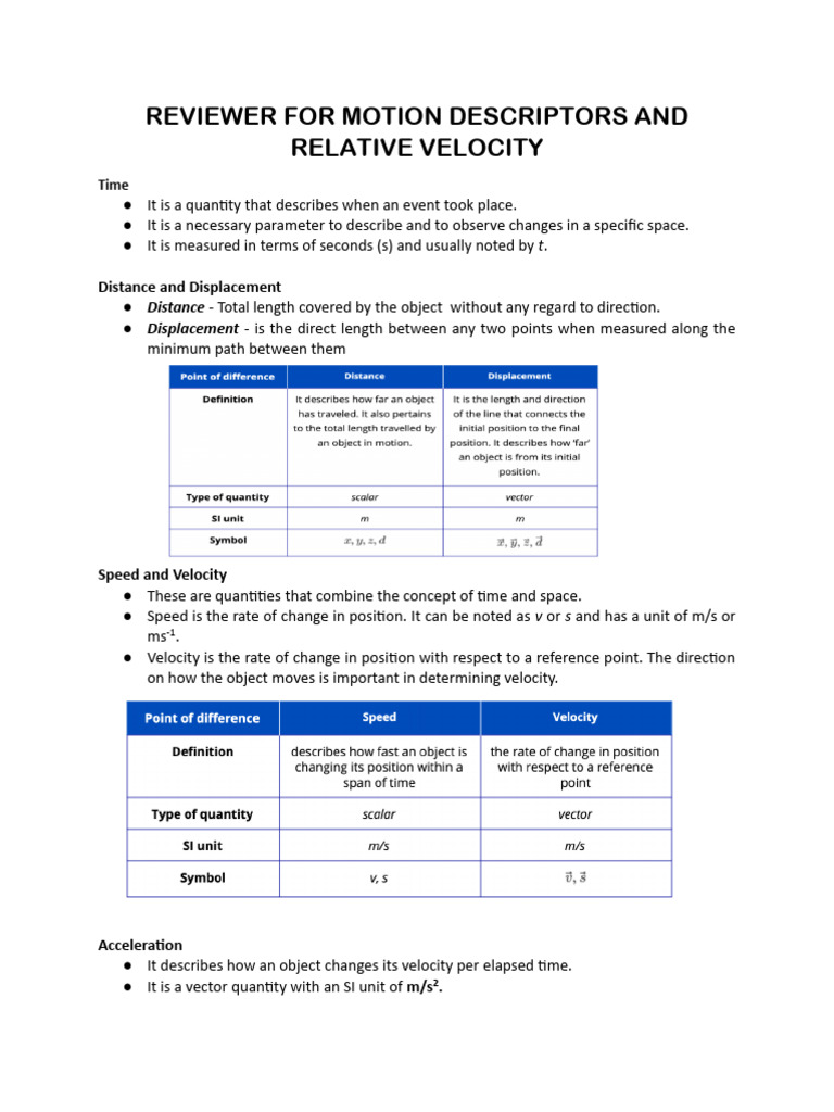 Reviewer For Motion Descriptors and Relative Velocity | PDF