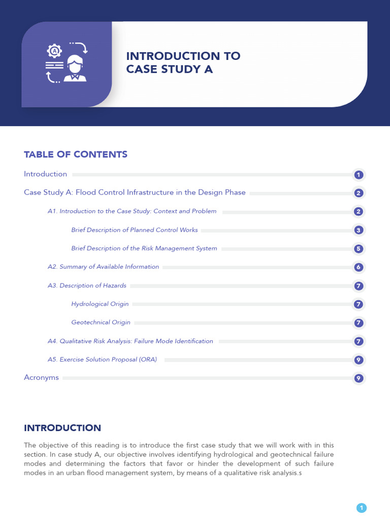 Flood Control Infrastructure Case Study | PDF | Flood | River