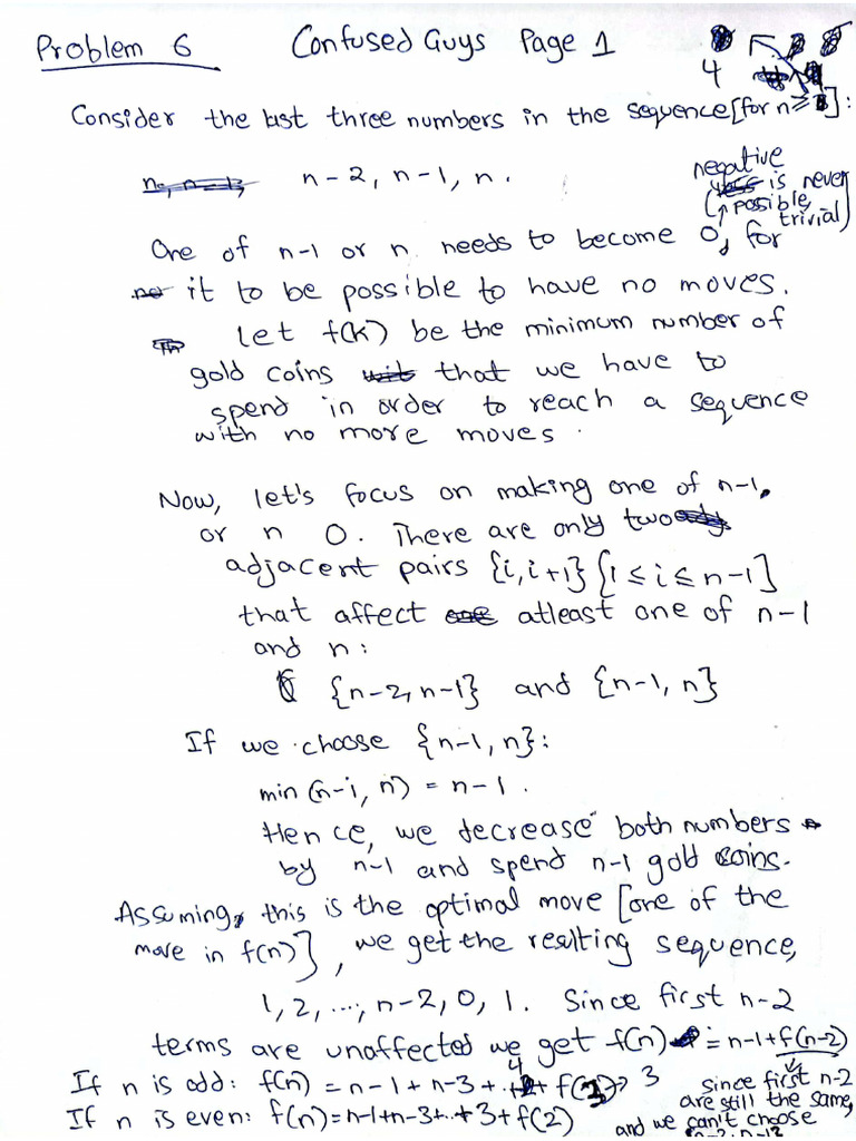 Confused Guys Problem 6 | PDF