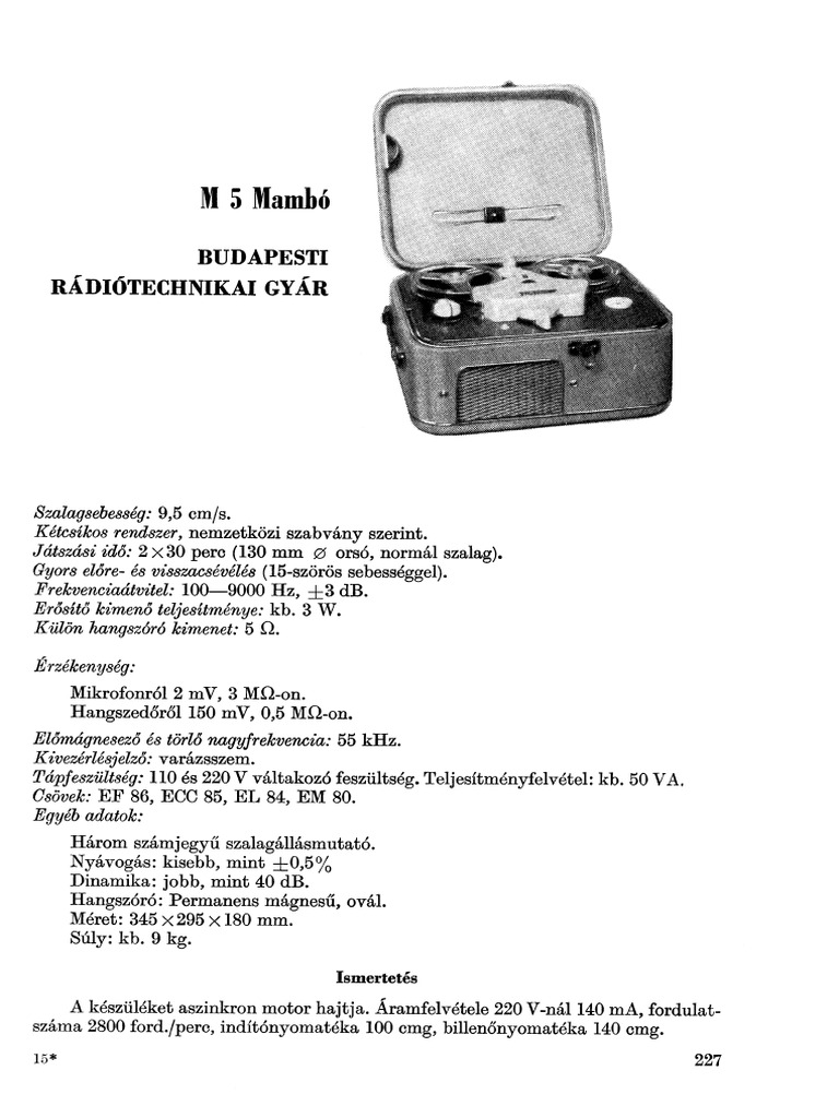 BRG M5 És M5a | PDF