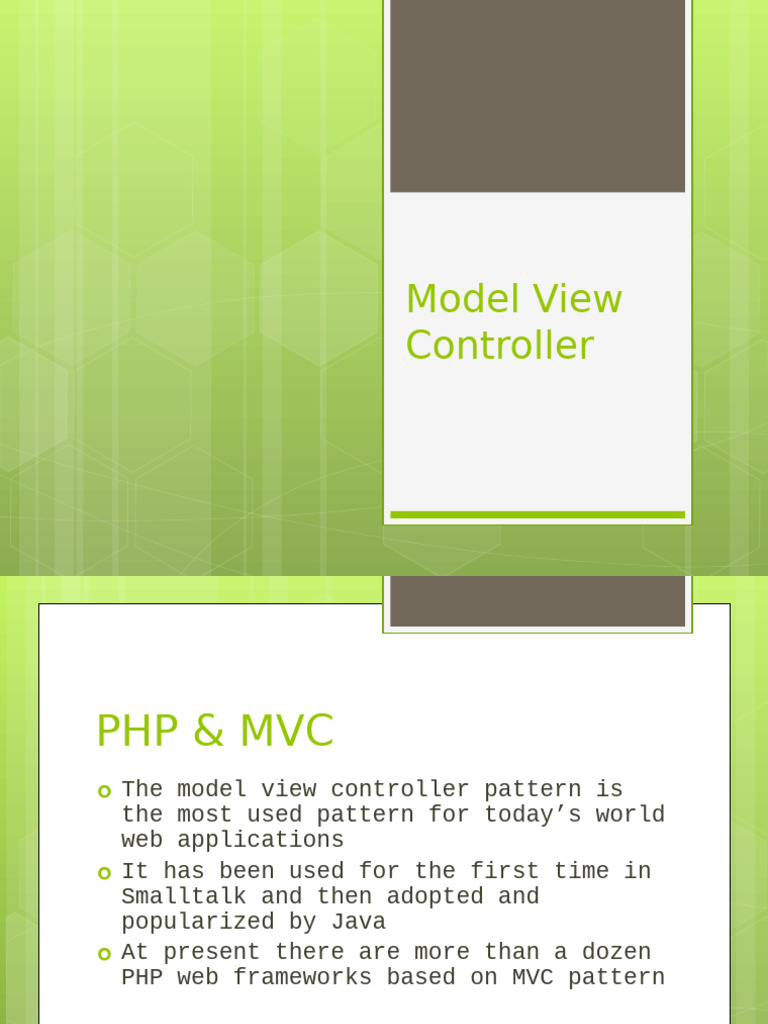 Lecture-13 MVC 02 | PDF | Model–View–Controller | Software Development