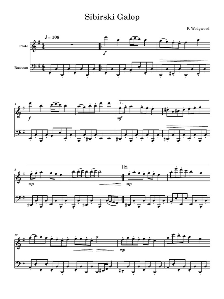 Siberian Galop | PDF