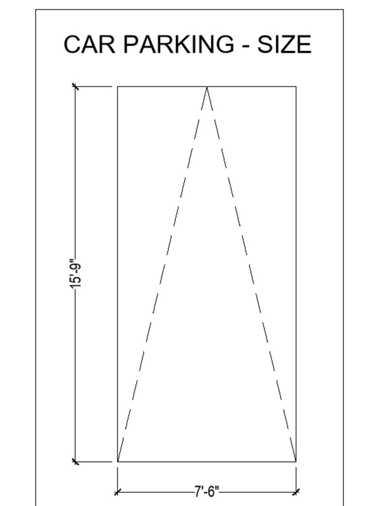 Car Parking Size | PDF