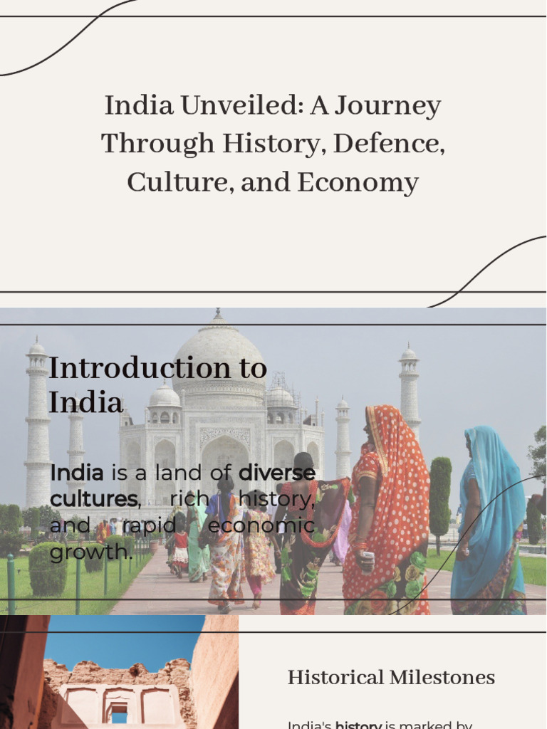 Slidesgo India Unveiled A Journey Through History Culture Defence and ...